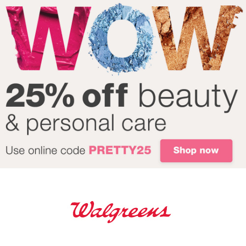 Walgreens : 25% off Beauty & Personal Care | MyBargainBuddy.com