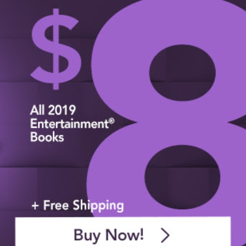 77% off 2019 Entertainment Books : Only $8 + Free S/H