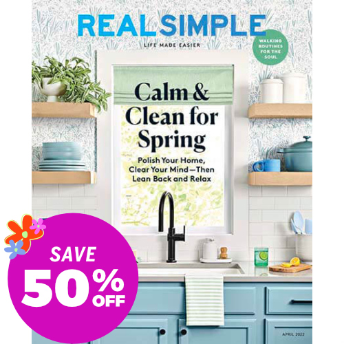 50% off 1-YR Real Simple Magazine Subscription : Only $5